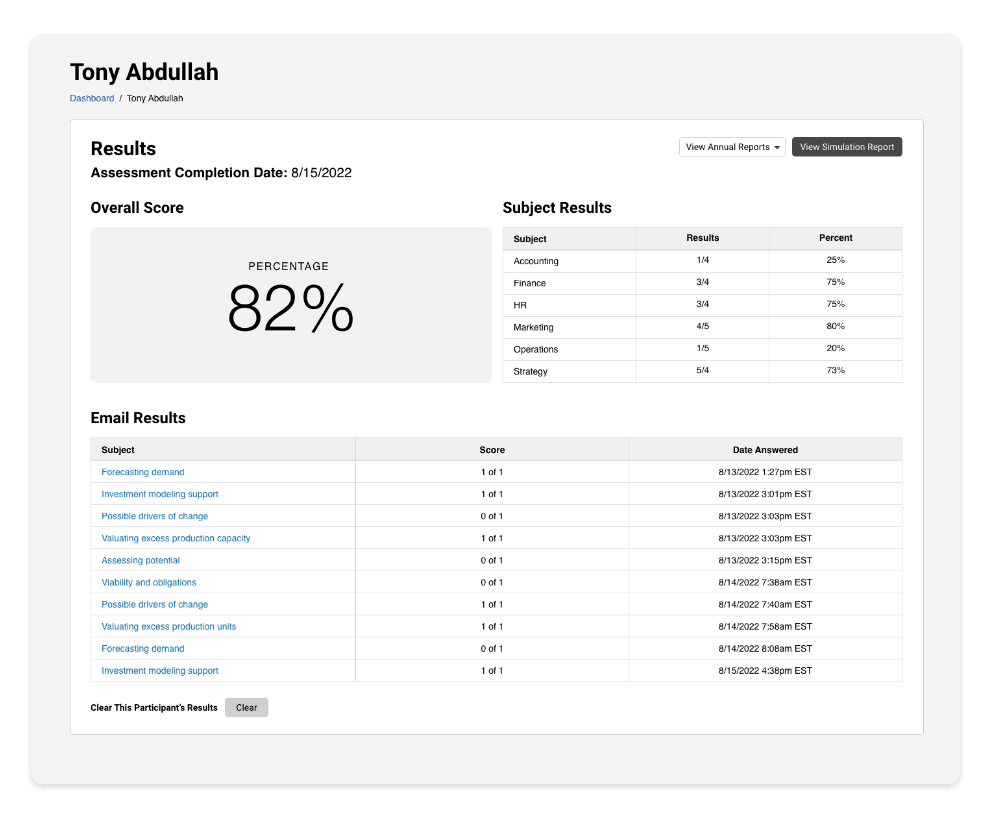 Introducing CapsimInbox-XM: A Sim-Based Assessment to Capture Student Mastery of Business Concepts
